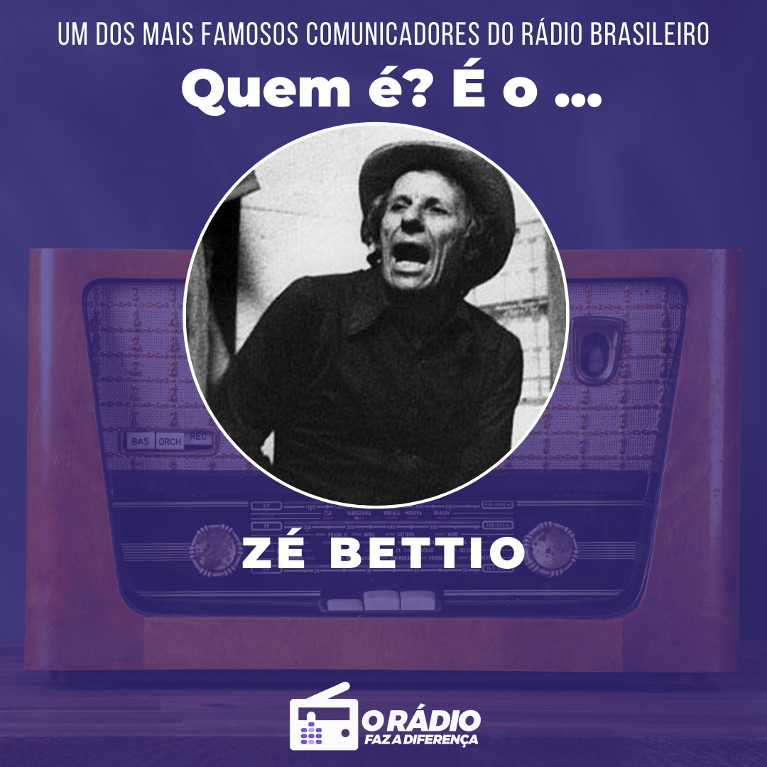 Zé Bettio um dos mais famosos comunicadores do rádio brasileiro